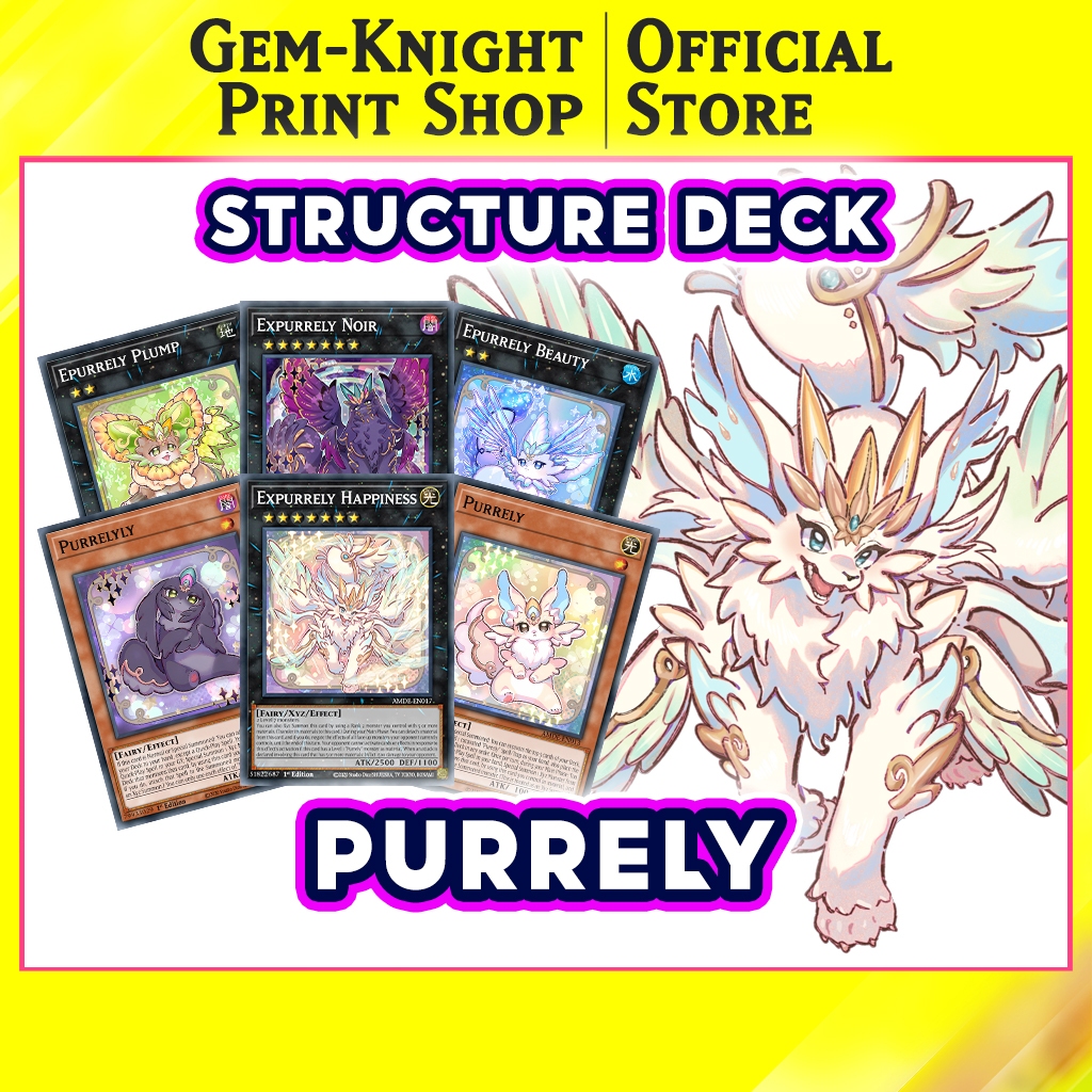 [Bài In] Bộ bài Yugioh - Purrely - Structure Deck | Shopee Việt Nam