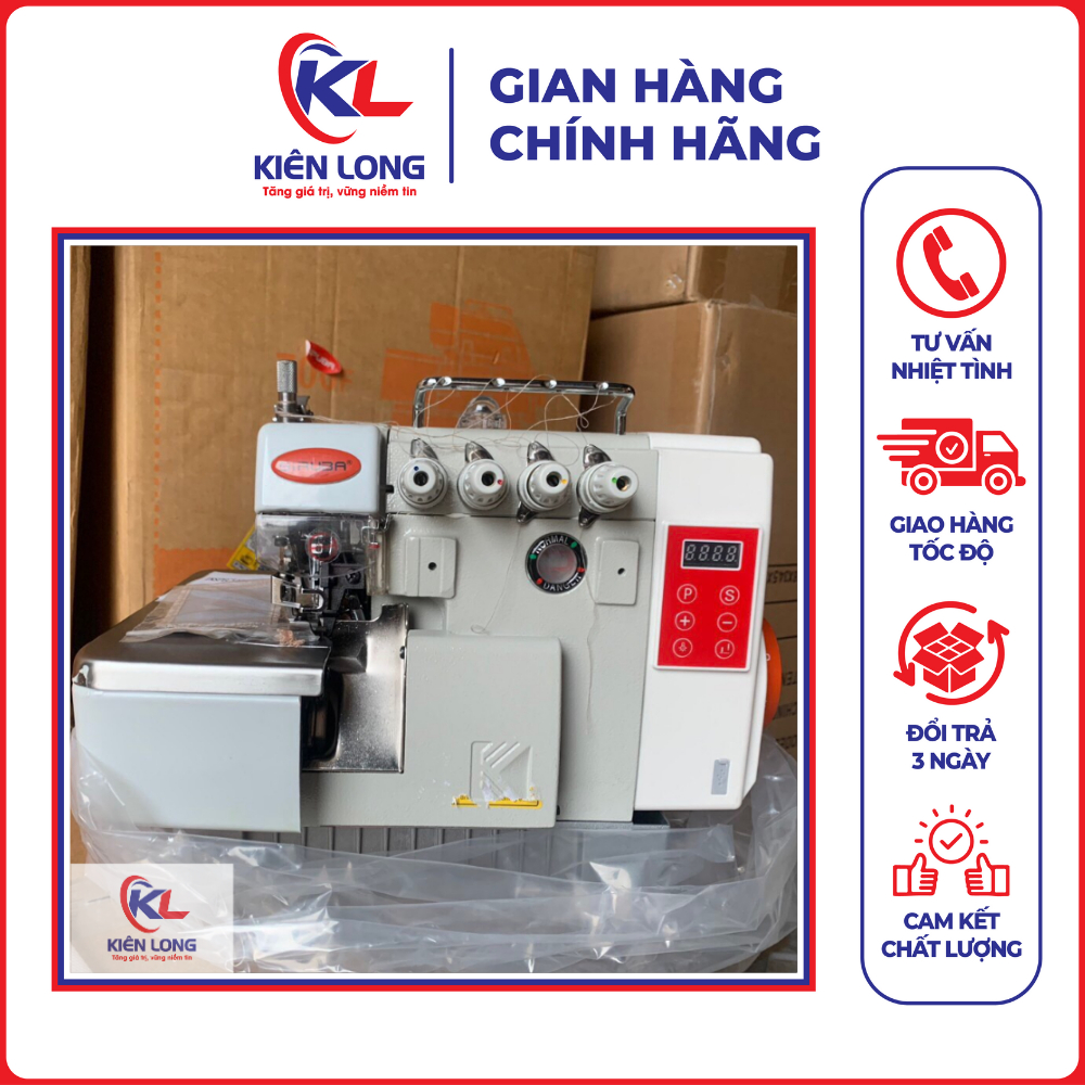 Máy vắt sổ công nghiệp 2kim 4 chỉ 💥 CHÍNH HÃNG 💥 Máy 2 kim 5 chỉ liền ...