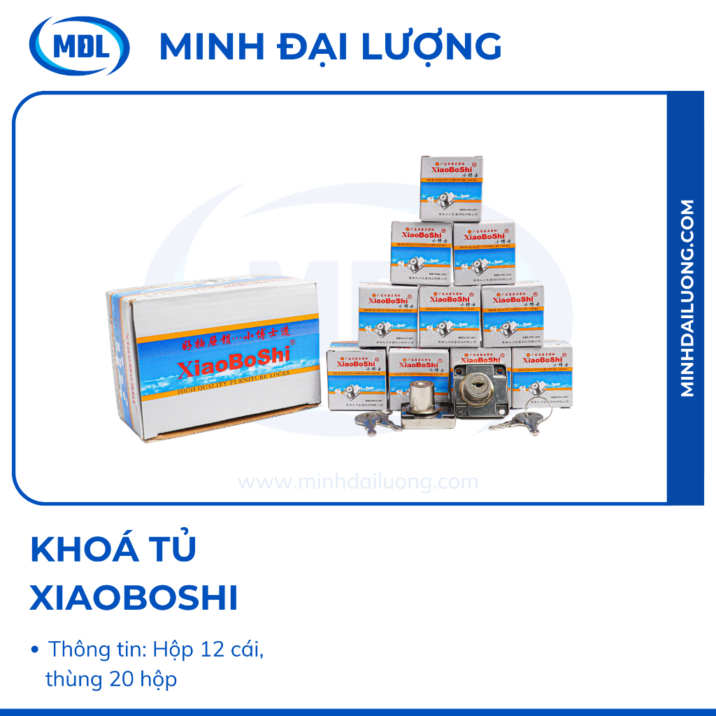 Ổ khoá tủ Xiaoboshi (hộp 12 cái) | Shopee Việt Nam