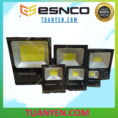 Đèn pha Led 5054 ESNCO 30w, 50w, 100w ánh sáng trắng, vàng chính hãng | Shopee Việt Nam
