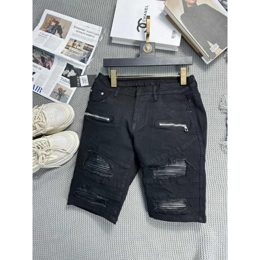 Quan short jean nam đen | Shopee Việt Nam