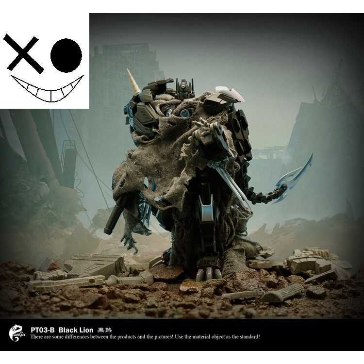 robo biến hình PANGU TOYS - PT-03B Black Lion | Shopee Việt Nam