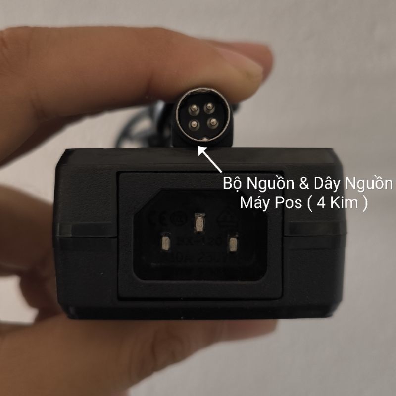 Bộ nguồn máy pos 4 kim 24V-2.5A Sunmi D1,T1,T2 Ocha , Pos365 , Sapo ...