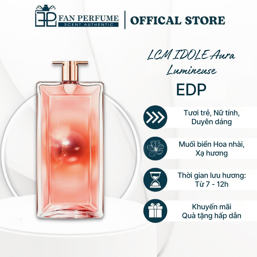 Nước hoa ⚡ THƠM LÂU ⚡ Dầu thơm LCM IDOLE Aura Lumineuse EDP mẫu thử 5ml ...