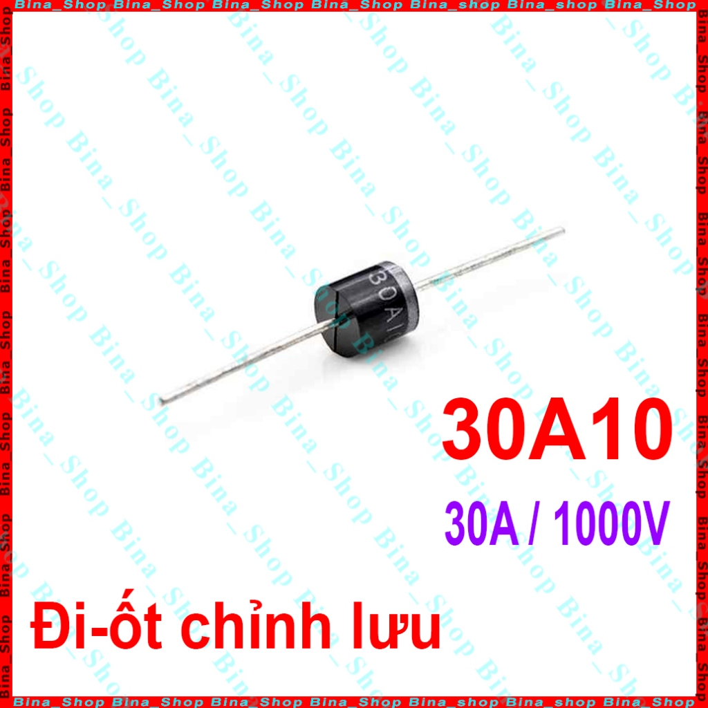 Diode chỉnh lưu 30A10 30A/1000V Đi-ốt bán dẫn R-6 | Shopee Việt Nam