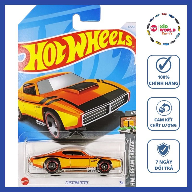Xe mô hình Hot Wheels basic Custom Otto HTC12. | Shopee Việt Nam