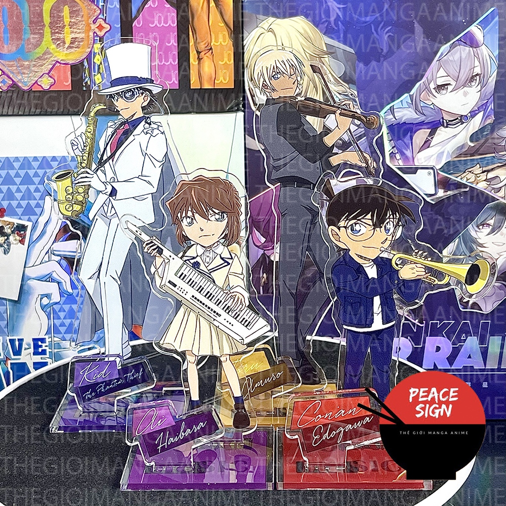 Standee DETECTIVE CONAN ver NHẠC CỤ mô hình Thám Tử Lừng Danh acrylic ...