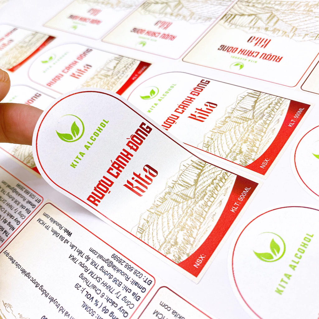 In Tem Decal Dán Nhãn Lên Chai Lọ Đựng Rượu | Shopee Việt Nam