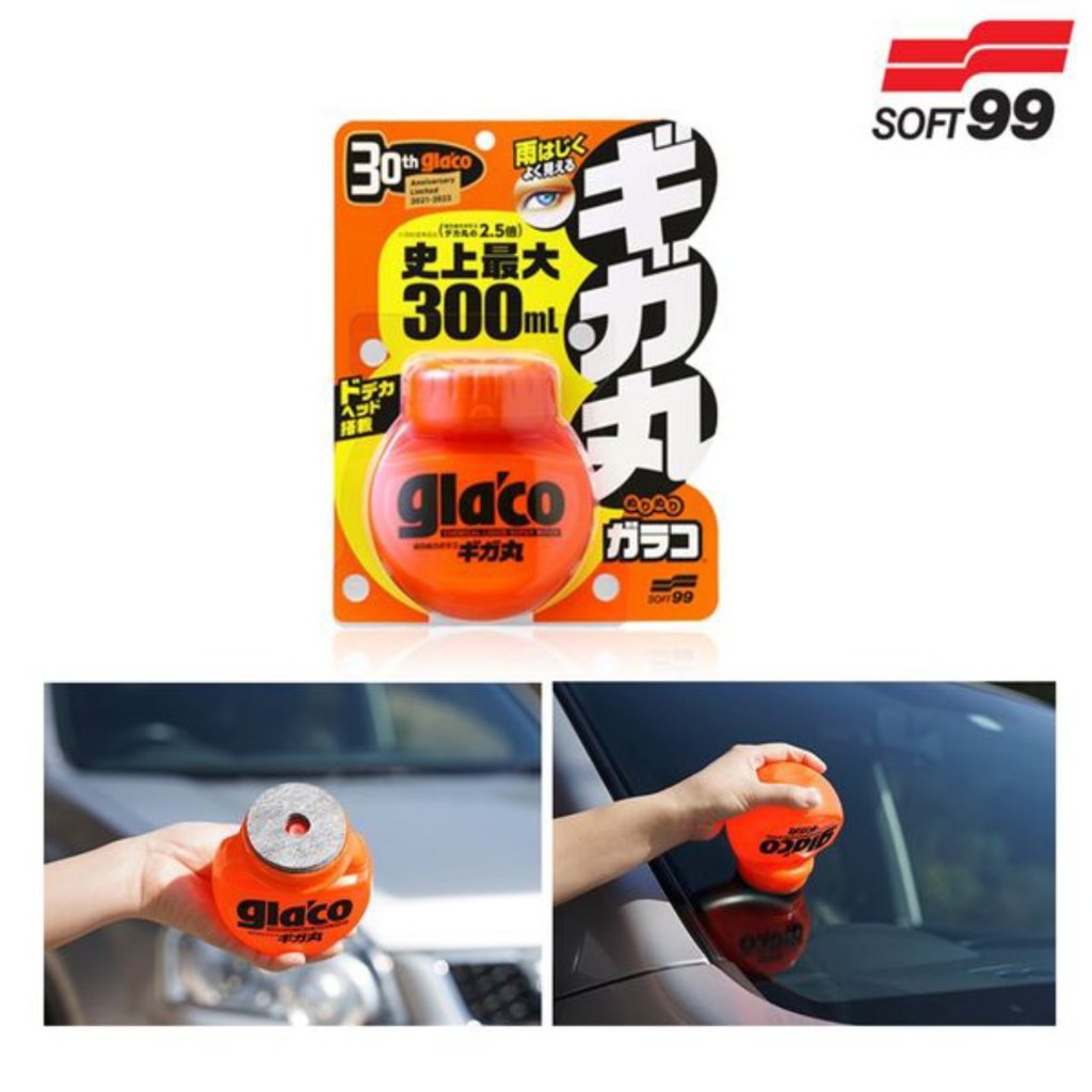 Dung dịch phủ nano, chống bám nước kính ô tô cỡ đại GLACO ROLL ON MAX 10363 SOFT99 - MADE IN ...