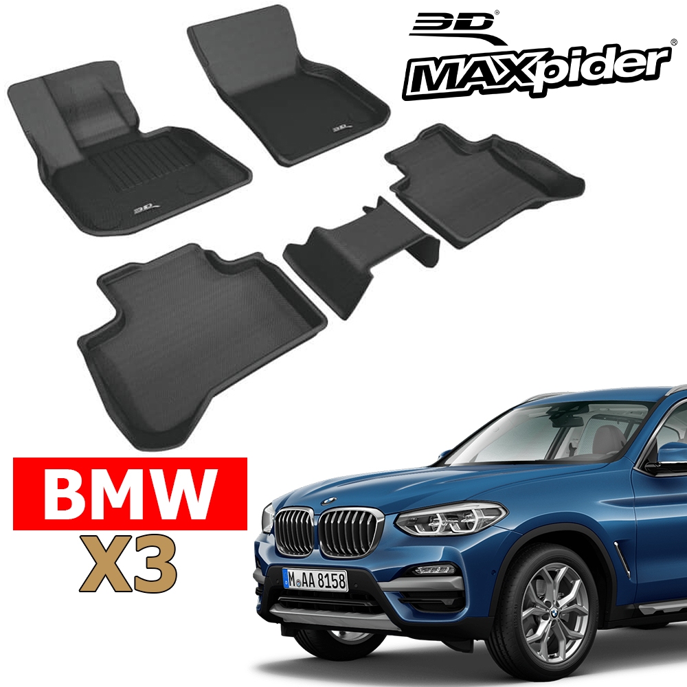 Thảm Lót Sàn BMW X3 G01 & G45 chính hãng 3D MAXpider KAGU 2018 2019 2020 2021 2022 2023 2024 ...