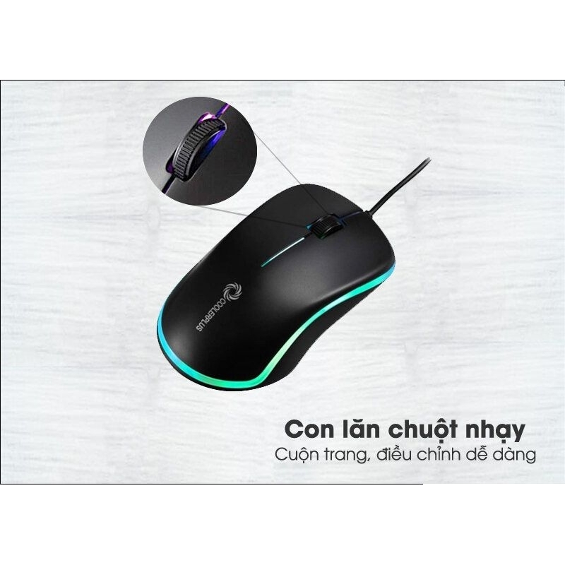 Chuột Văn Phòng Coolerplus CPM - FC112 ( Có LED) | Shopee Việt Nam