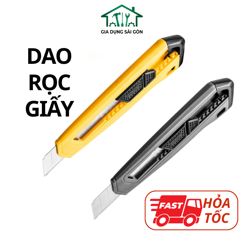 Dao Rọc Giấy, Cắt Dây Điện Deli Cao Cấp - Lưỡi Dao SK5 Sắc Bén 18mm - Sử Dụng Trong Gia Đình ...