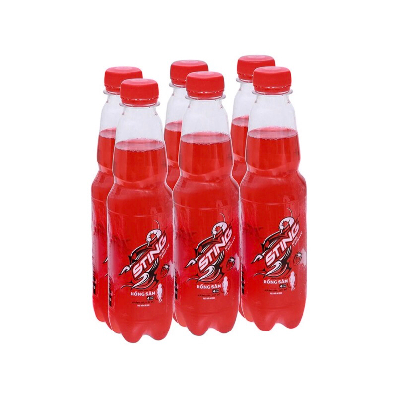 Lốc 6 chai nước tăng lực Sting Đỏ /Sting Vàng 330ml/ 24/7 330ml/Num 1 ...