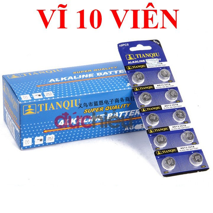 [ Hàng chính hãng ] Pin nút áo, pin cúc áo LR44 AG13 LR1130 AG10 dùng ...