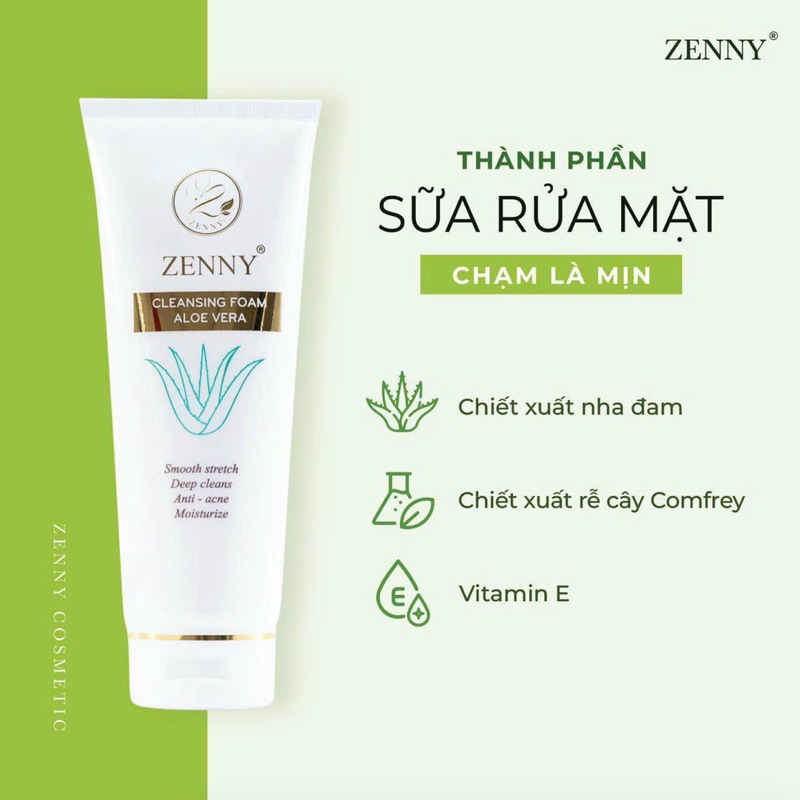 Combo Sữa Rửa Mặt + Kem Ngày Zenny Giúp Dưỡng Trắng Chống Nắng Hiệu Quả ...
