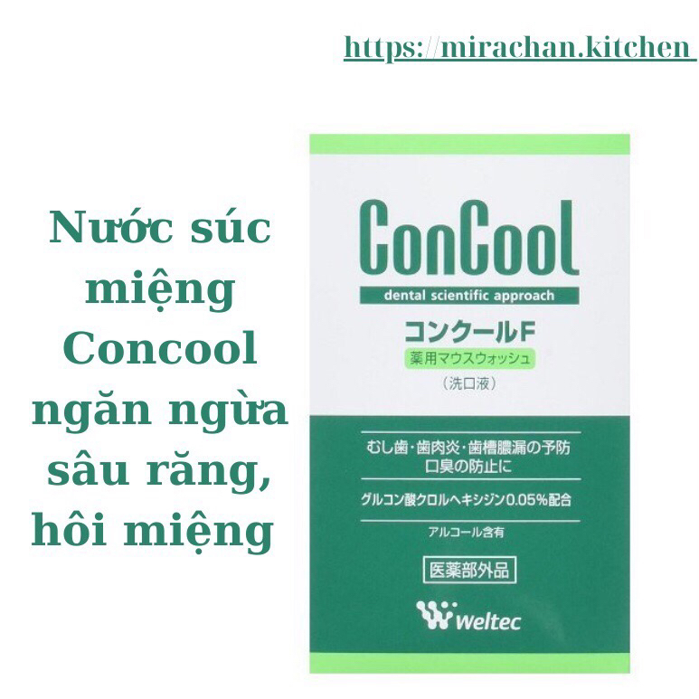 Nước súc miệng Concool ngăn ngừa sâu răng, hôi miệng ( 90 gram) | Shopee Việt Nam