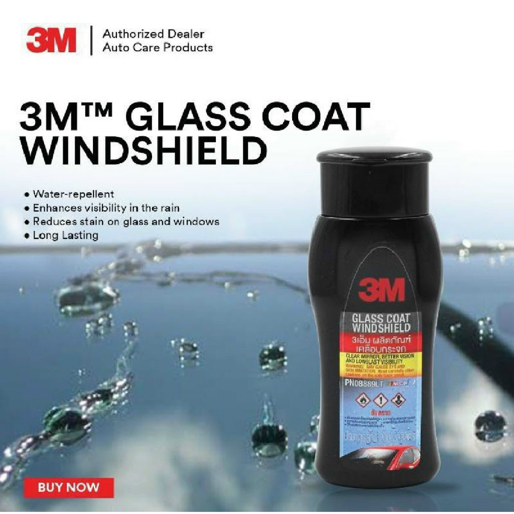 Dung dịch chống bám nước trên kính xe 3M Glass Coat Windshield 3M ...