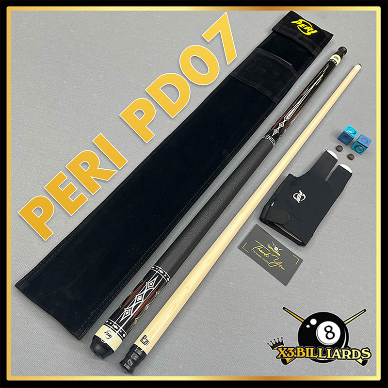 Cơ Lỗ Bida PERI PD 07 Gậy Bi A Pool Ngọn Công Nghệ P20 Giảm Bạt Phíp ...