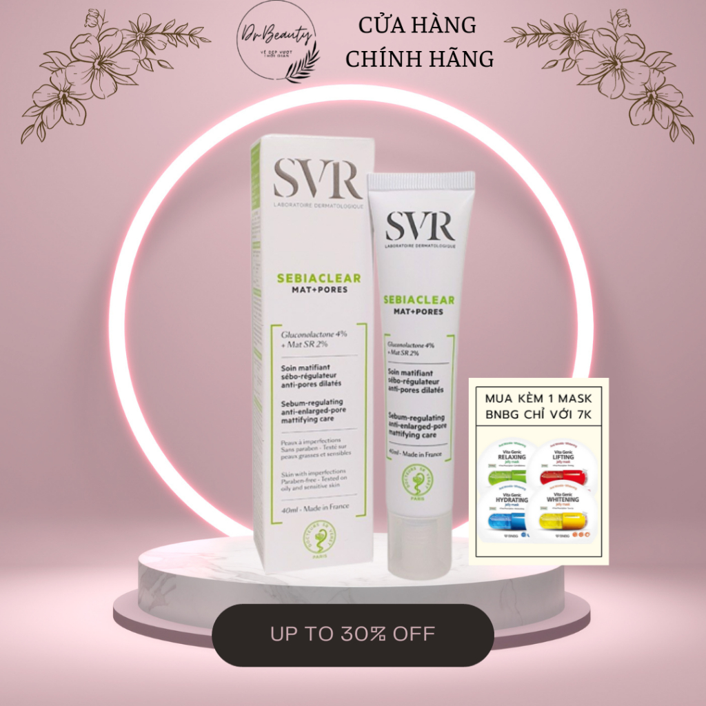 Kem dưỡng SVR SebiaClear Mat + Pores 40ml | Shopee Việt Nam