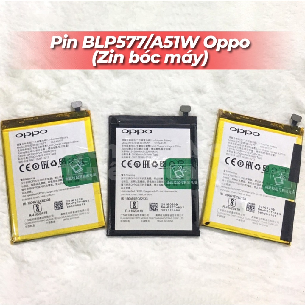 Pin BLP577/A51W Oppo (Zin bóc máy) | Shopee Việt Nam