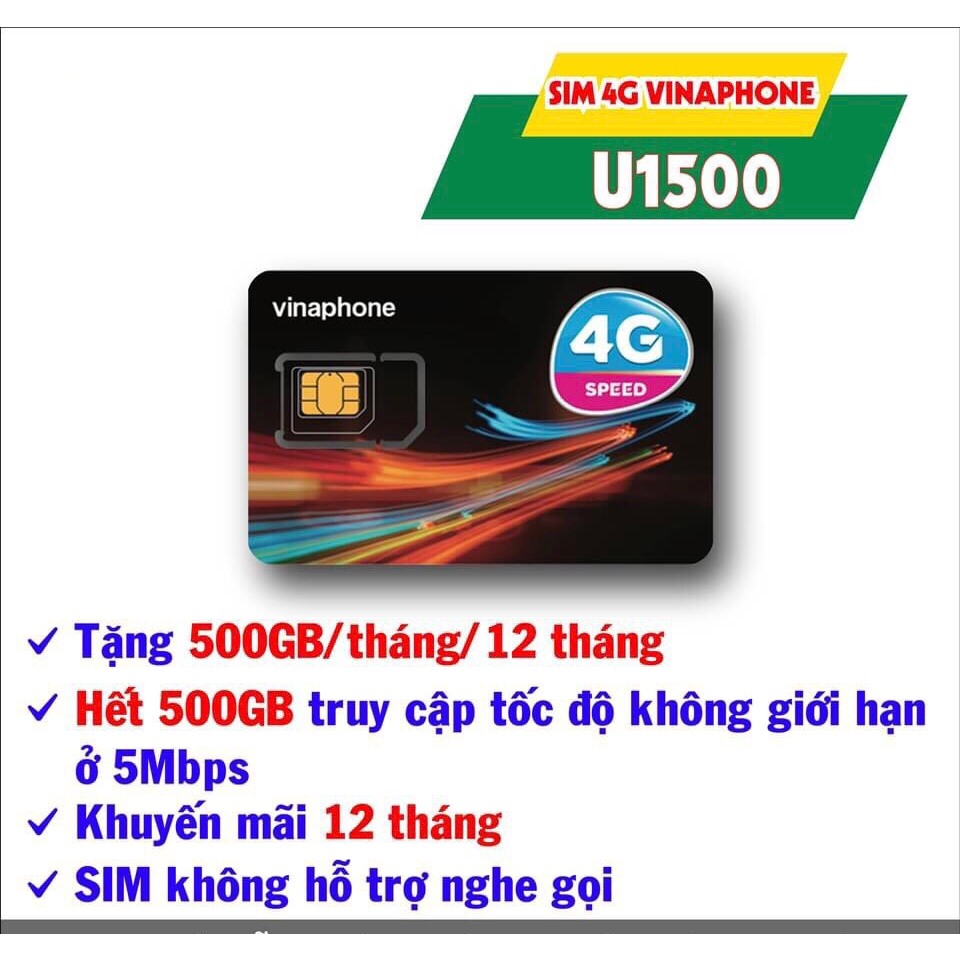 SIM 4G VINAPHONE BIG50Y, U1500, WIN60P, VD149, D159V, D49P, Fhpappy, D500, YOLO100, D219 TRỌN ...