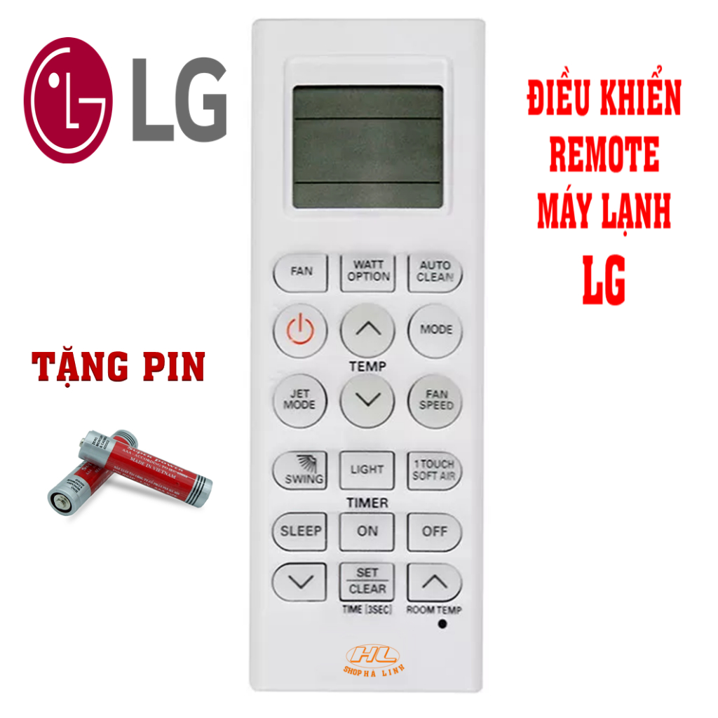 Điều Khiển Remote Điều Hòa Máy lạnh LG INVERTER sử dụng cho LG Model ...