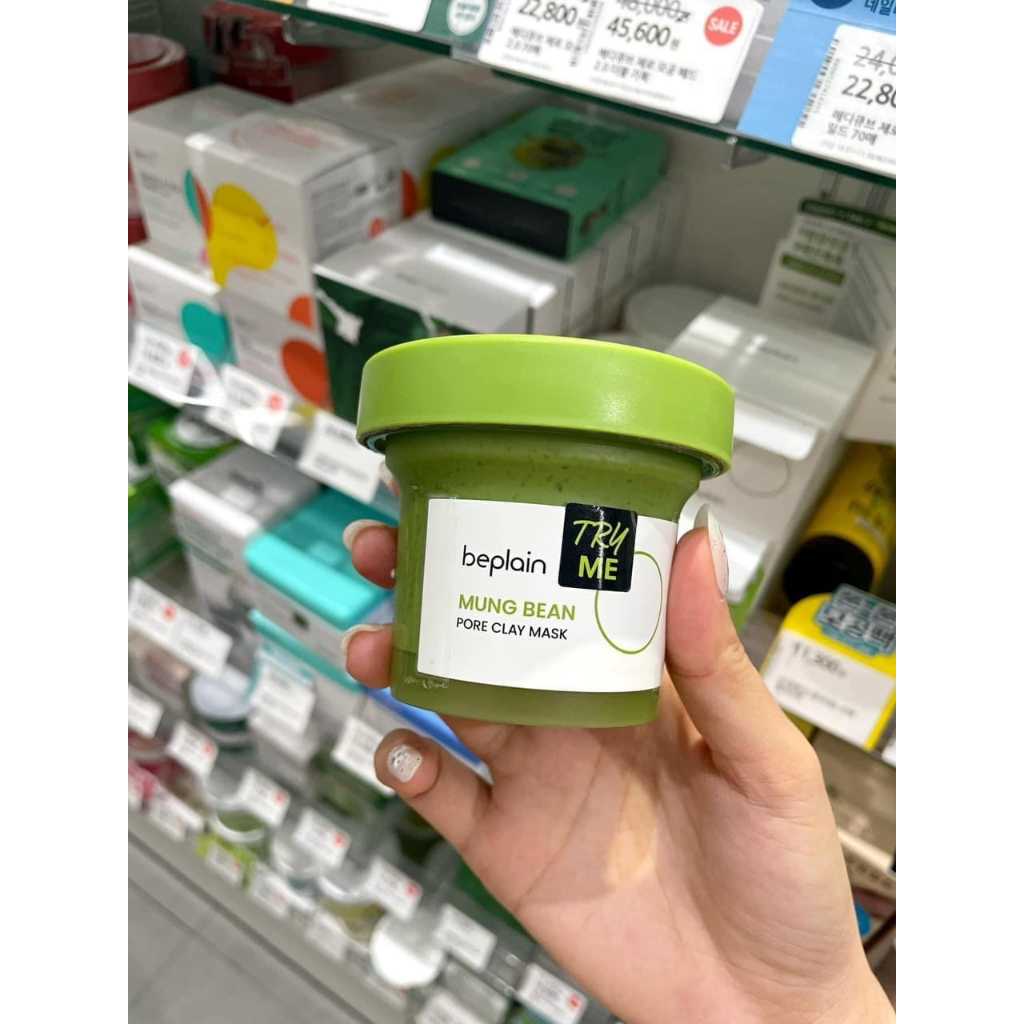 Mặt Nạ Đất Sét Beplain Mung Bean Pore Clay | Shopee Việt Nam