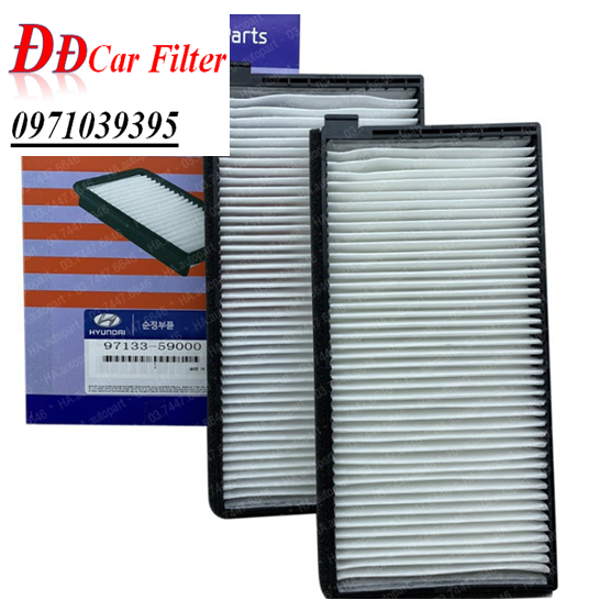 Lọc gió điều hòa, máy lạnh xe Hyundai SOLATI.OEM: 97163-59000 | Shopee ...