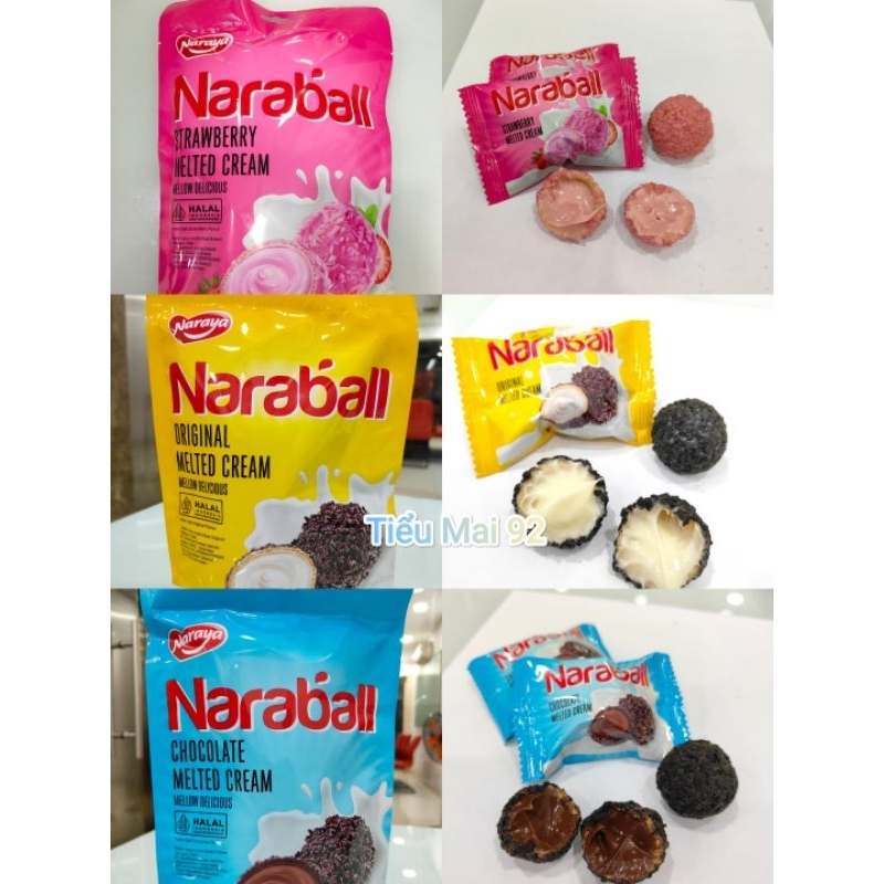 bánh trộn kem naraball Indonesia gói 80g | Shopee Việt Nam