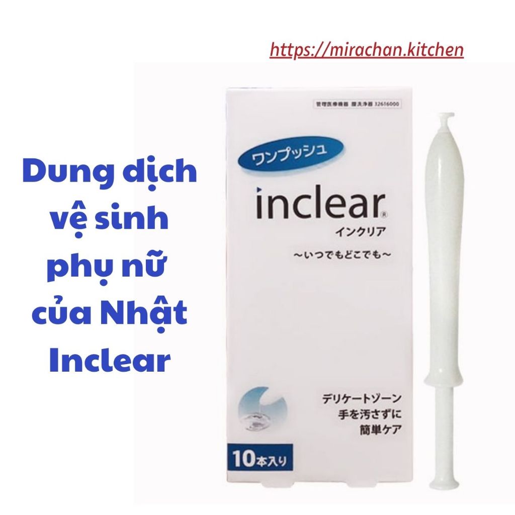 Dung dịch vệ sinh phụ nữ Nhật Bản Inclear ( hộp 10 thanh) | Shopee Việt Nam