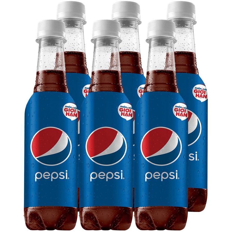 Lốc 6 chai nước ngọt Pepsi Cola 330ml | Shopee Việt Nam