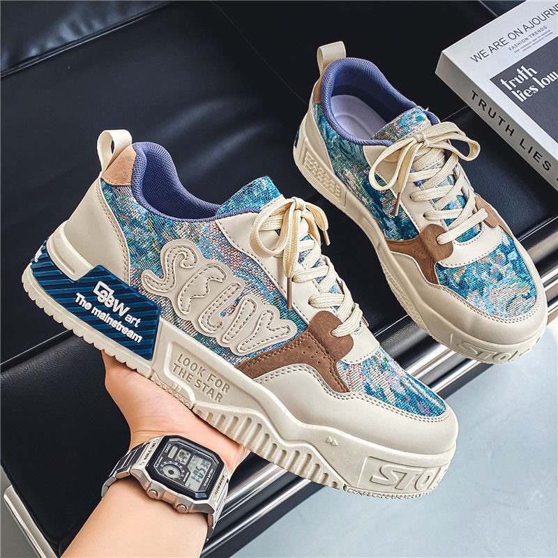 Giày thể thao nam sneaker độn đế SELLYY sắc màu cao cấp | Shopee Việt Nam