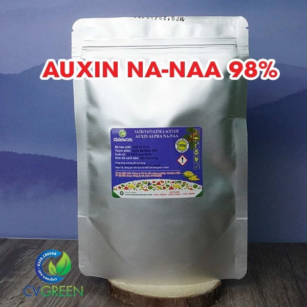 Auxin Alpha Na-NAA 98% tan trong nước - Chất kích thích ra rễ, củ, quả ...