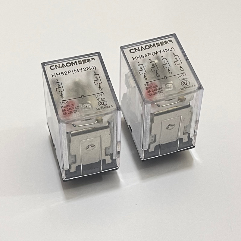 Rơ Le Trung Gian 8 Và 14 Chân Relay Kiếng Loại 12v 24v 110v 220v