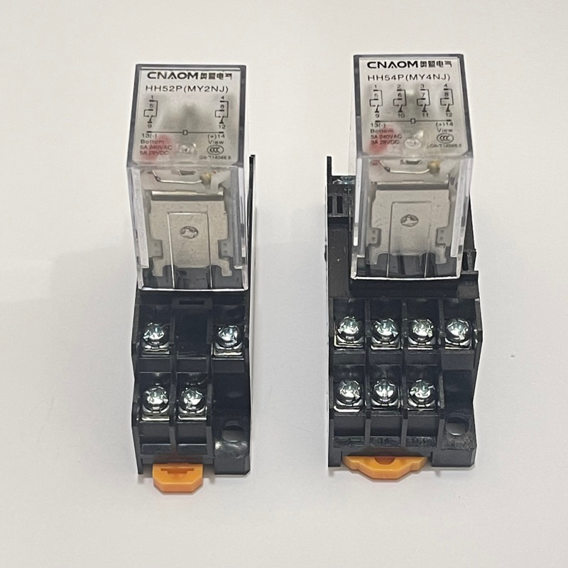 Rơ le trung gian 8 và 14 chân, Relay kiếng, loại 12V, 24V, 110V, 220V ...