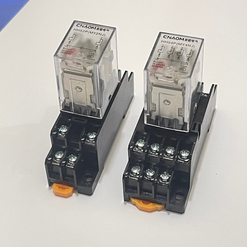 Rơ Le Trung Gian 8 Và 14 Chân Relay Kiếng Loại 12v 24v 110v 220v