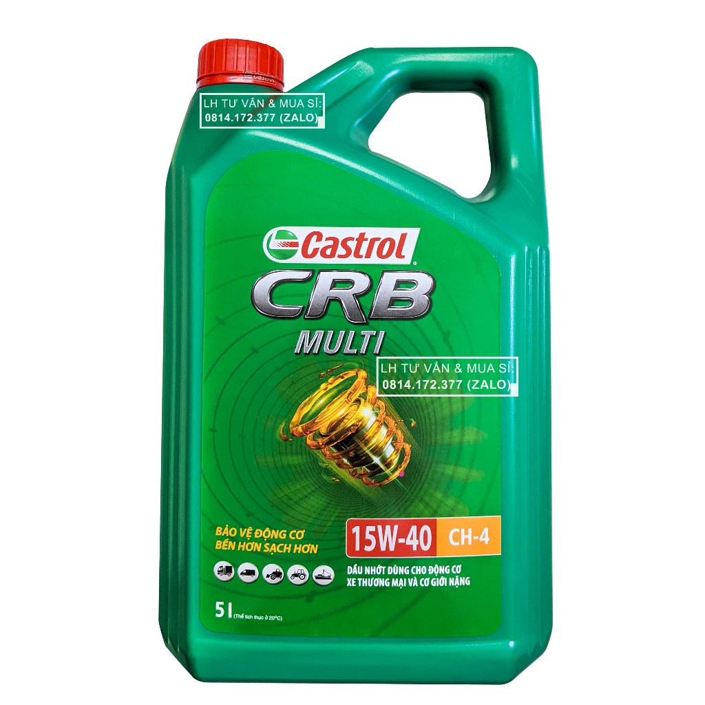 Dầu nhớt ôtô Castrol CRB Multi CH-4 15w40 5000ml ( 5L ) – Shopnhottot ...