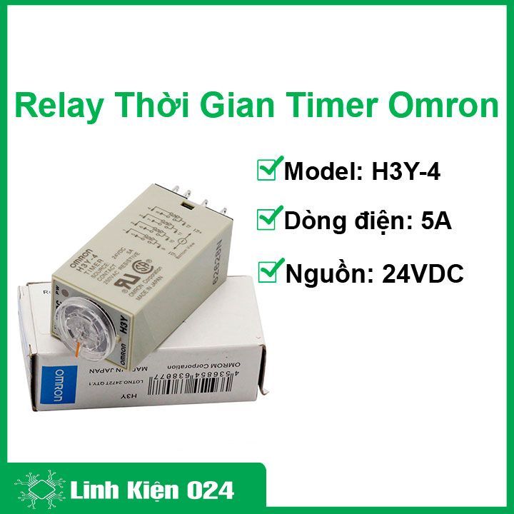Relay thời gian Timer Omron H3Y-4 14P 24V | Shopee Việt Nam
