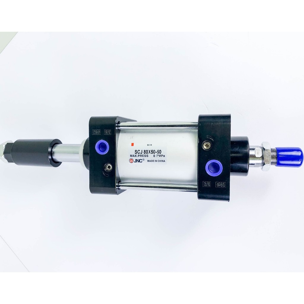 Xi lanh khí nén đế vuông SCJ 80 - Xi lanh hai đầu chỉnh SCJ80 | Shopee ...