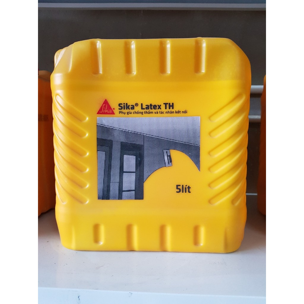 Sika - phụ gia chống thấm và tác nhân kết nối Sika Latex TH (can 5 lít) | Shopee Việt Nam