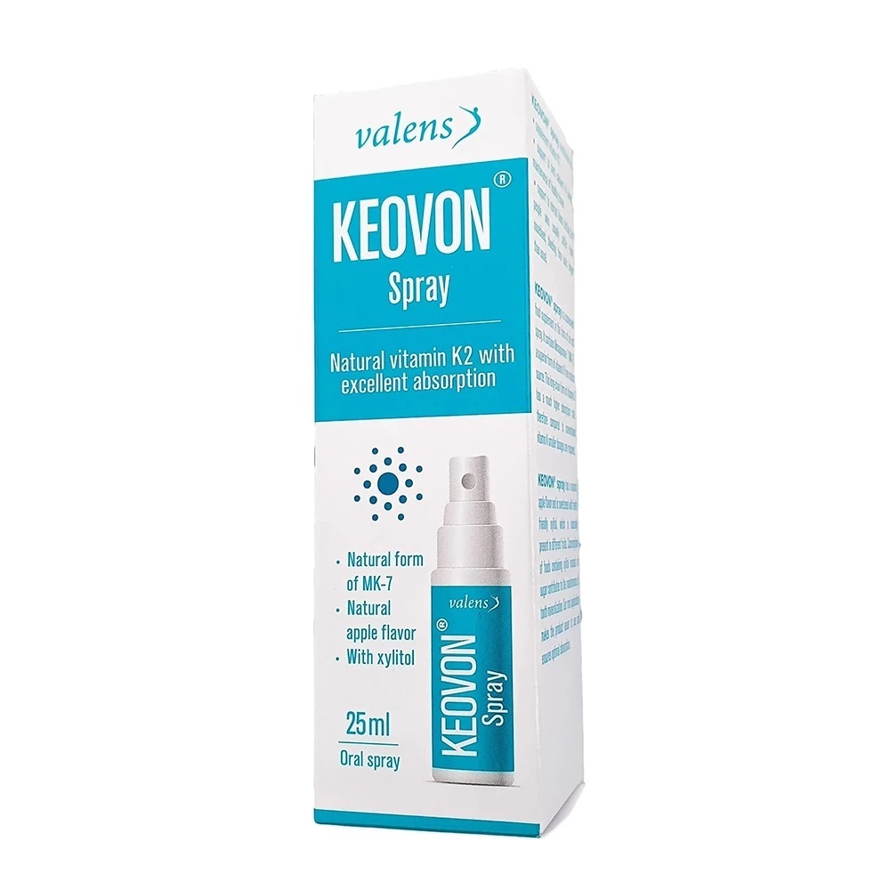 Vitamin K2 Dạng Xịt Keovon Spray Valens Hỗ Trợ Hấp Thu CanXi Vào Xương ...