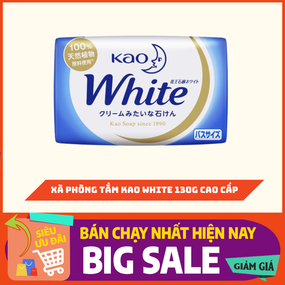 [Biên Hòa] Xà phòng tắm Kao White 130g hương sữa Nhật Bản | Shopee Việt Nam