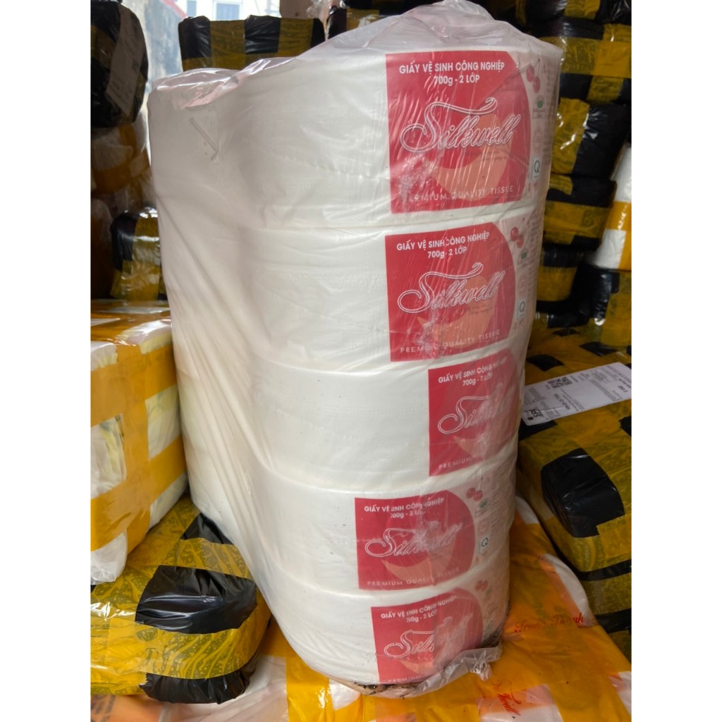 (Live extra) BỊCH 10 CUỘN VỆ SINH CÔNG NGHIỆP CUỘN LỚN 500G, 700G | Shopee Việt Nam