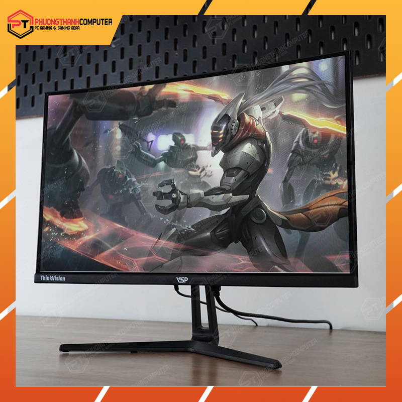 Màn Hình Máy Tính Cong 24inch VSP VL24 CM2410Q BLACK Màn hình Gaming ...