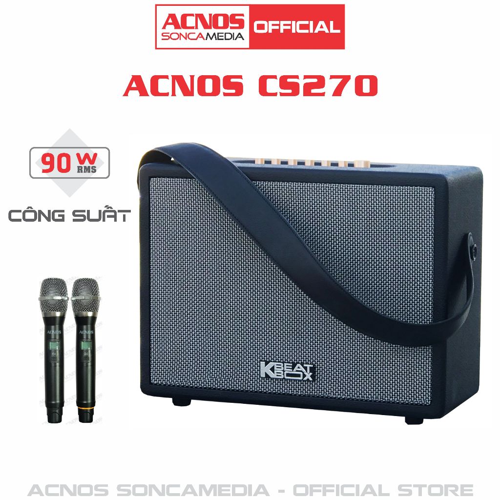 Dàn âm thanh di động xách tay mini ACNOS CS270 | Shopee Việt Nam