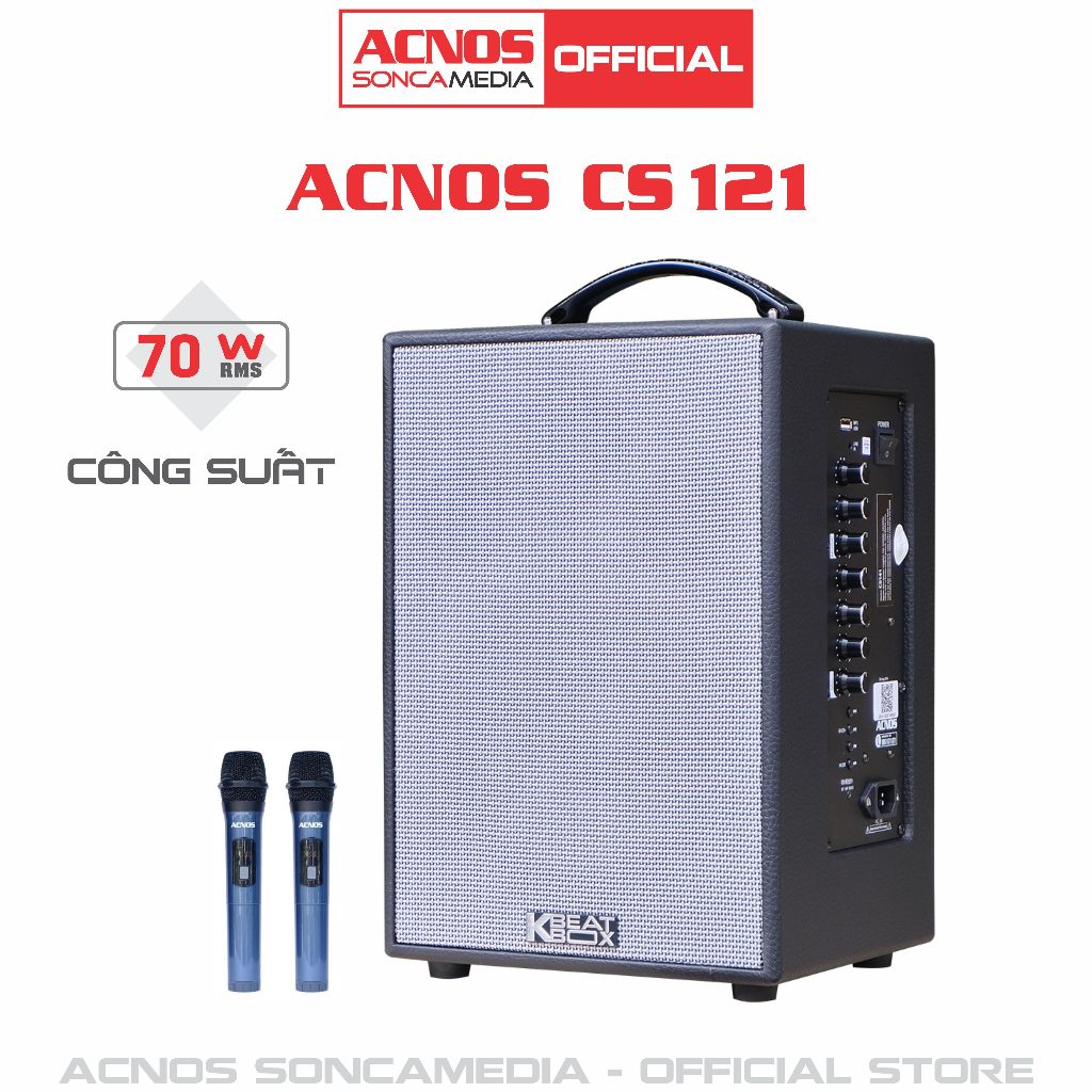 Dàn âm thanh di động xách tay ACNOS CS121 | Shopee Việt Nam