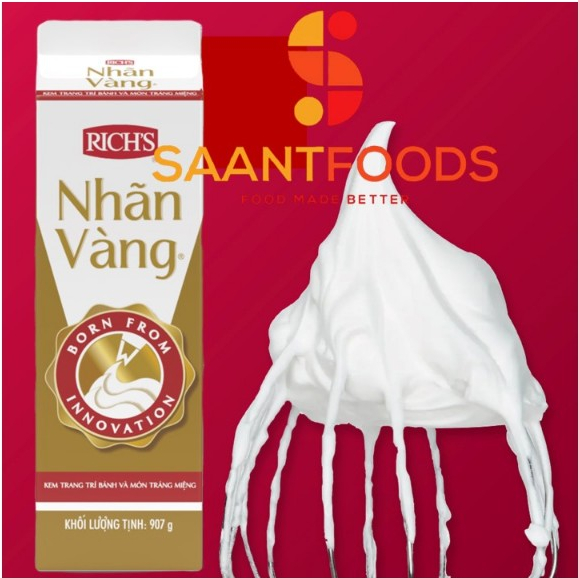 Kem Topping Gold Label Richs - 907G (Chỉ Giao Hỏa Tốc Thành Phố Hồ Chí ...