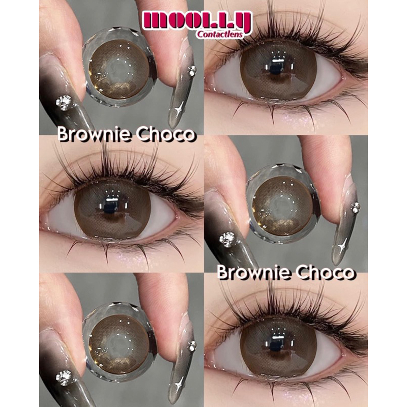 MẪU LENS CHOCO GIÃN TO 14.5mm ( kèm khay đựng lens ) | Shopee Việt Nam