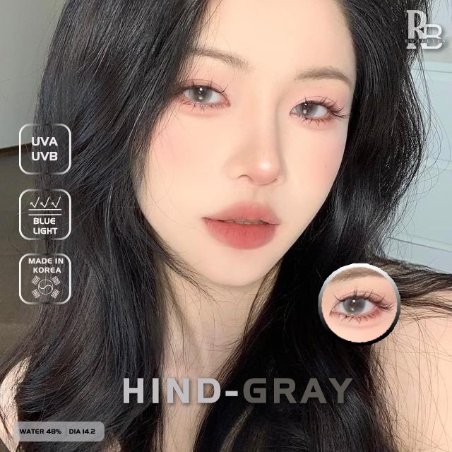 Ruby Eyes Kính Áp Tròng Mẫu Xám Hind Graysilicone Hydrogel Ruby Eyes