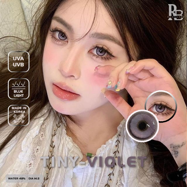 RUBY EYES Kính Áp Tròng Mẫu Tím Tiny Violet SIlicone HydroGel Ruby Eyes ...